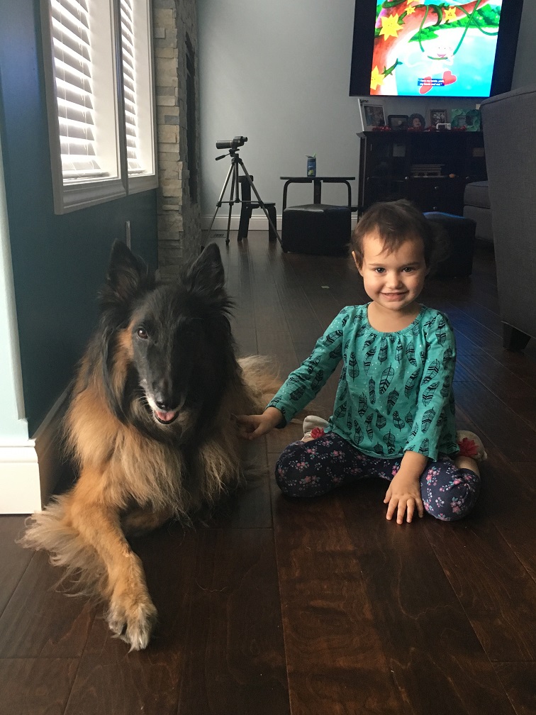 Maximus Del Rio at home with Sargent Ak and family